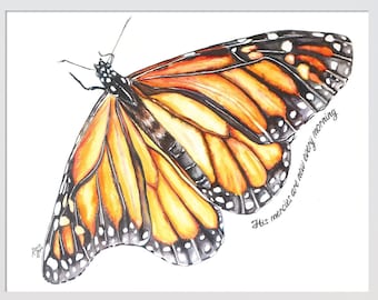 Monarch Butterfly Print Printable - Etsy