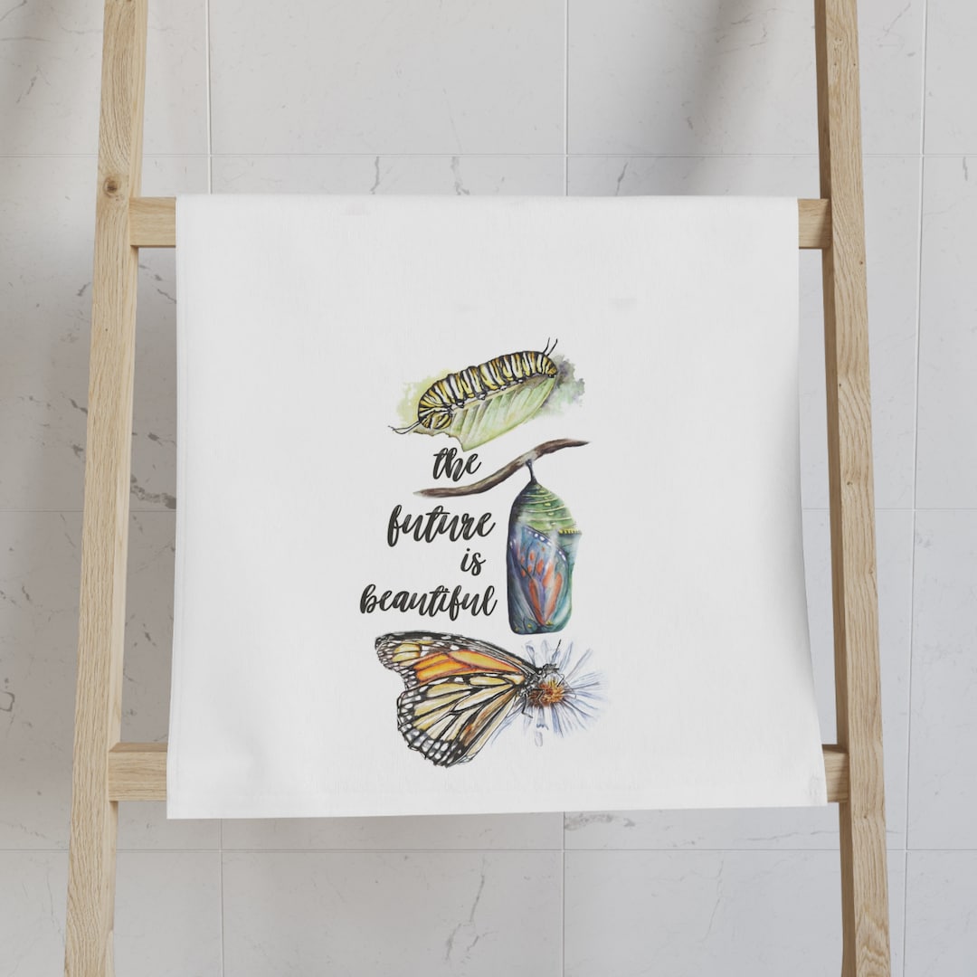 Monarch Lifecycle Butterfly Tea Towel | Monarch Tea Towel | Large ...