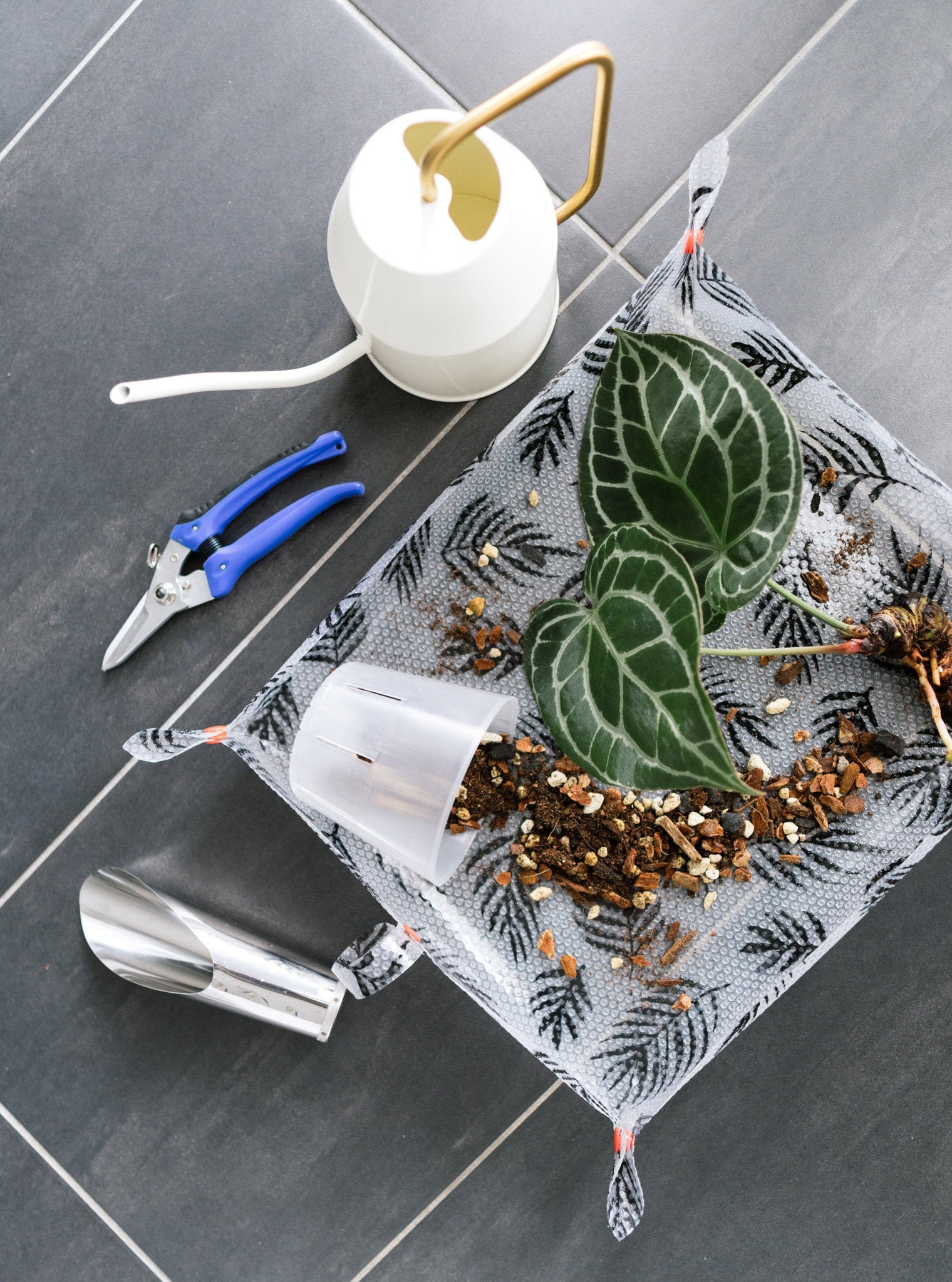 Small Customizable Gardening Plant Potting Mats/Tarps | Etsy