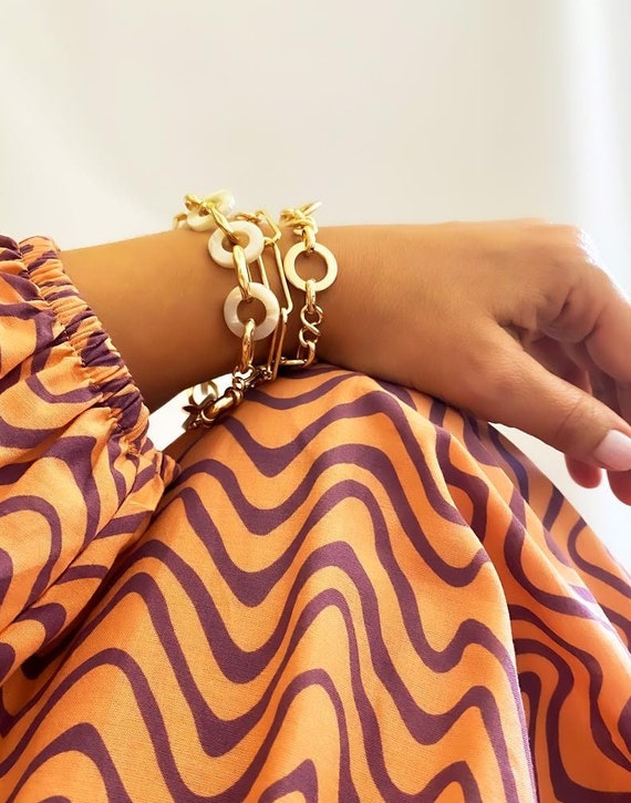 Resin link bracelet store