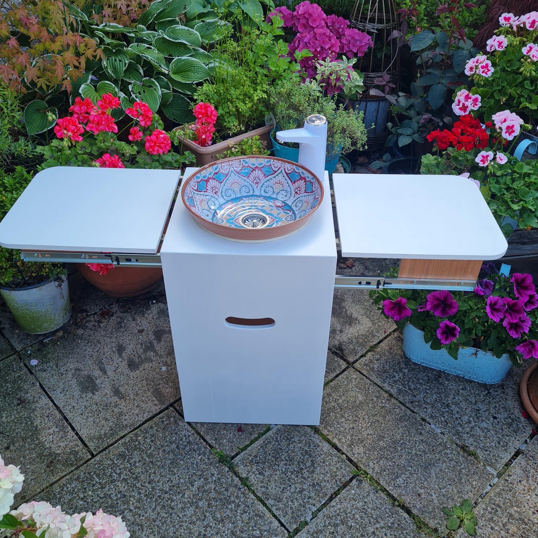 Car Camping Micro Camper Minivan Sink Kitchen Unit Fully Portable ...