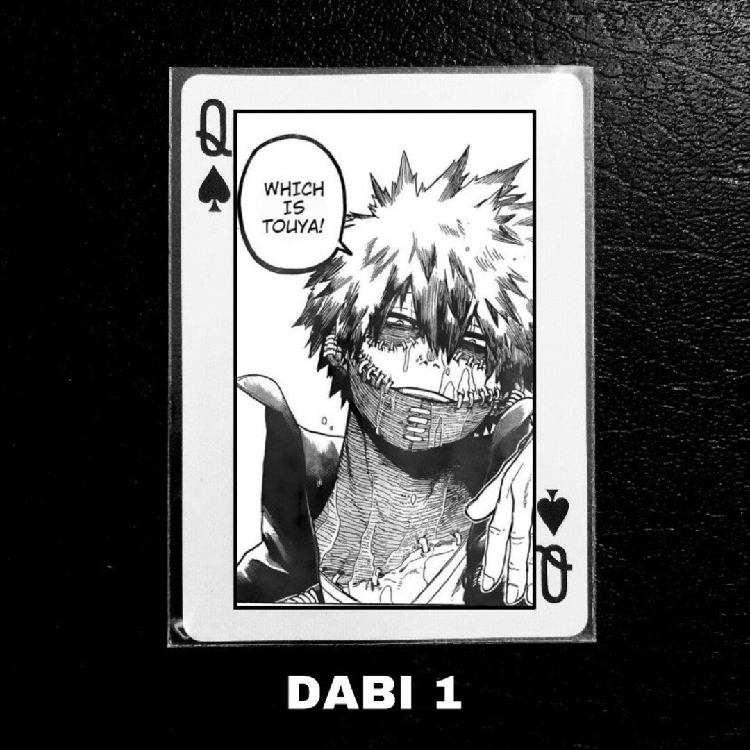 Dabi/touya Plastic Playing Card - Etsy