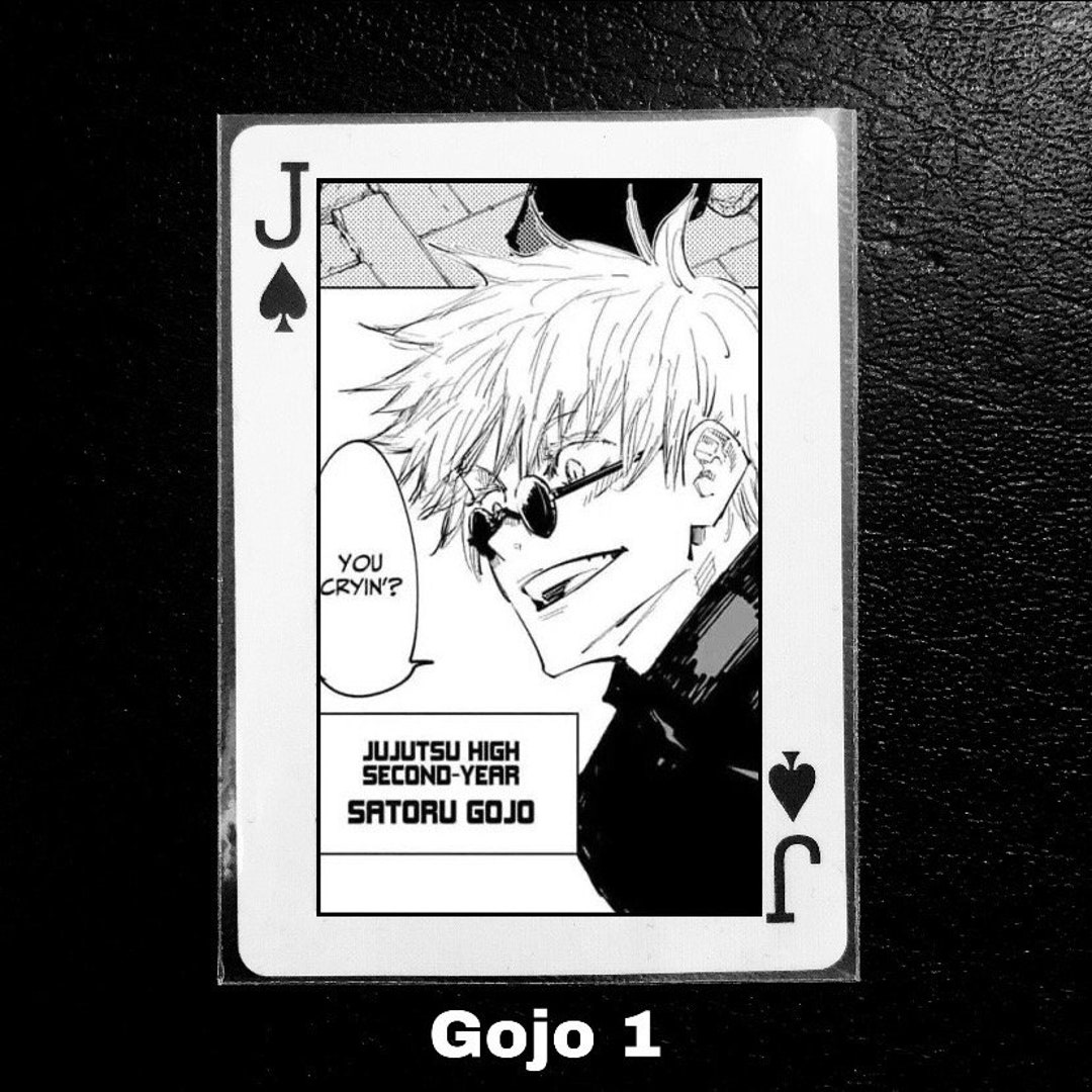 Gojo Satoru Plastic Playing Card - Etsy