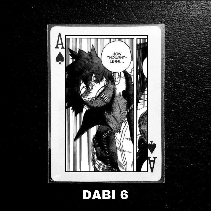 Dabi/touya Plastic Playing Card - Etsy