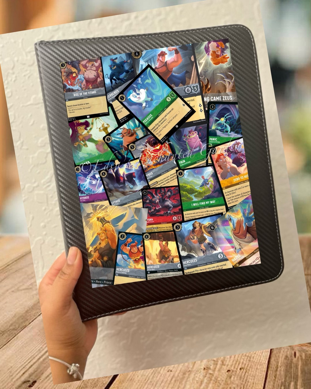 Lorcana Trading Card Binder the Mountain in the Sky - Etsy