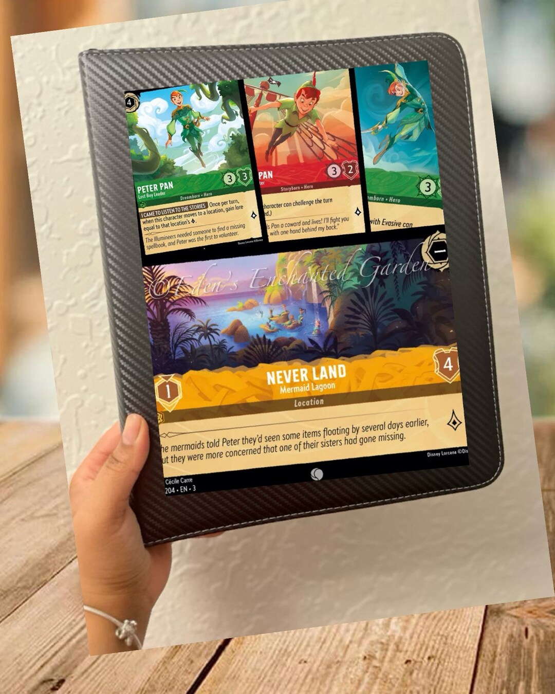 Lorcana Trading Card Binder the Leader of the Lost - Etsy