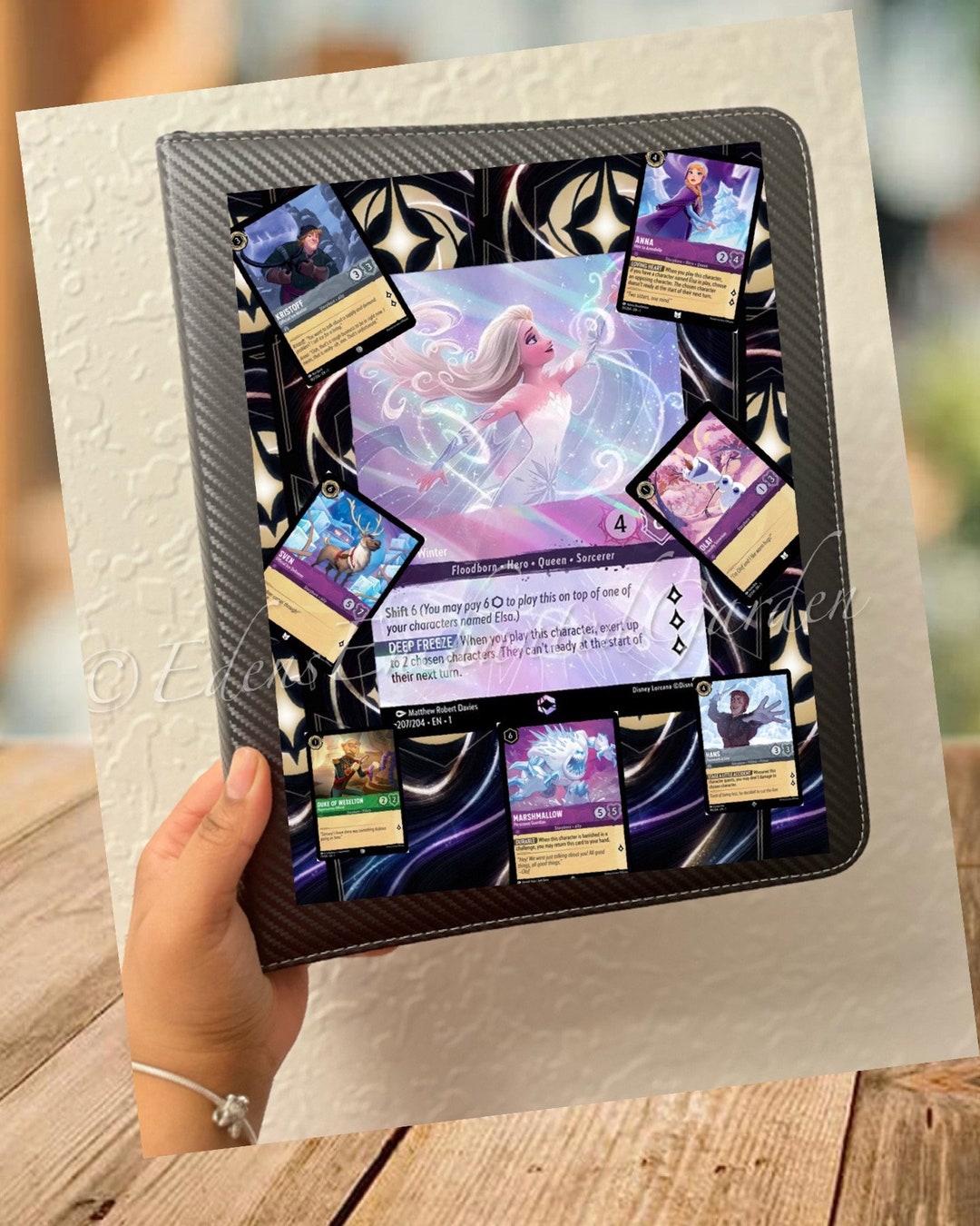 Lorcana Trading Card Binder the Frozen Hearts - Etsy