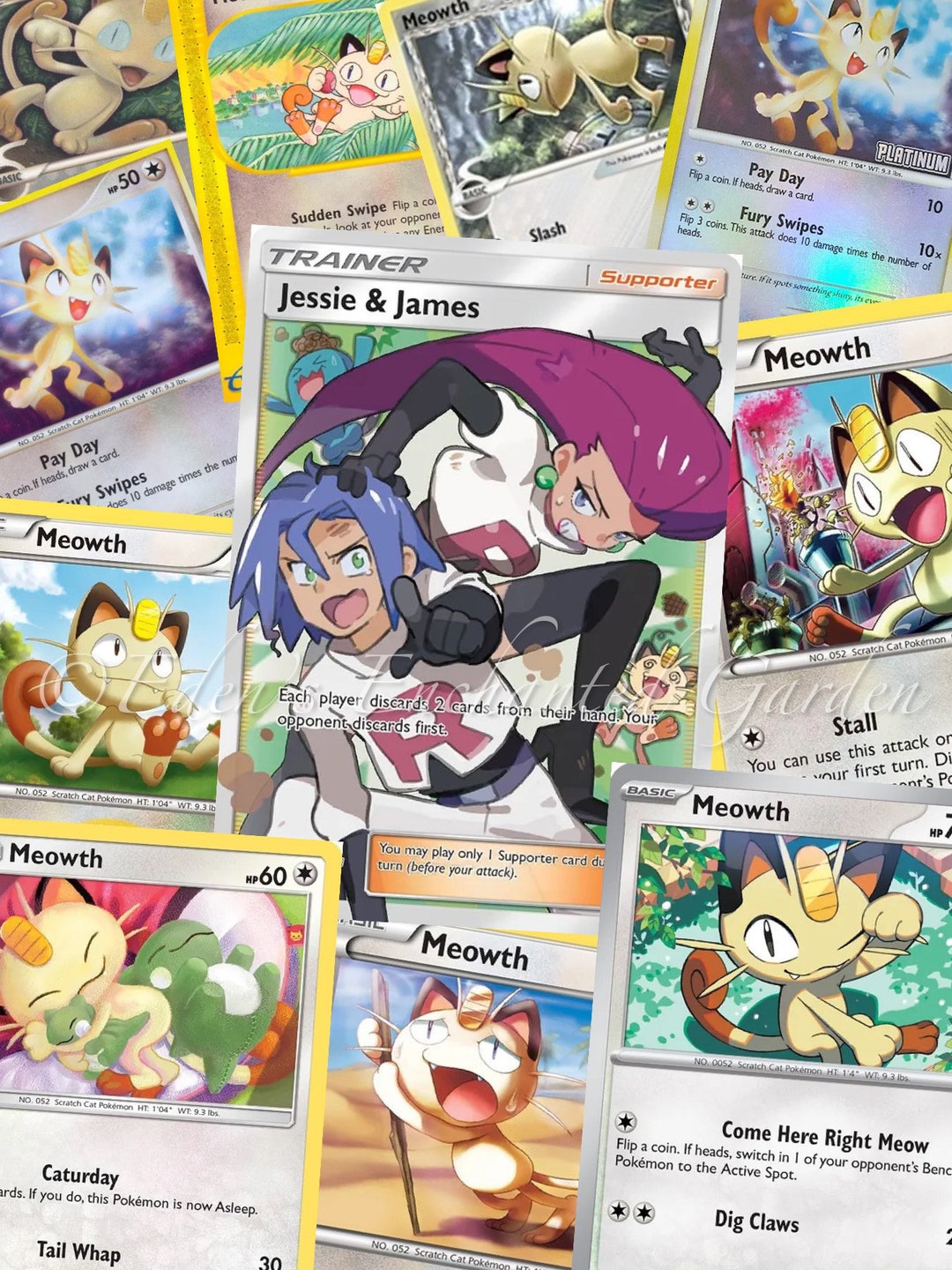 Pokémon Trading Card Digital Copy Team Rocket - Etsy
