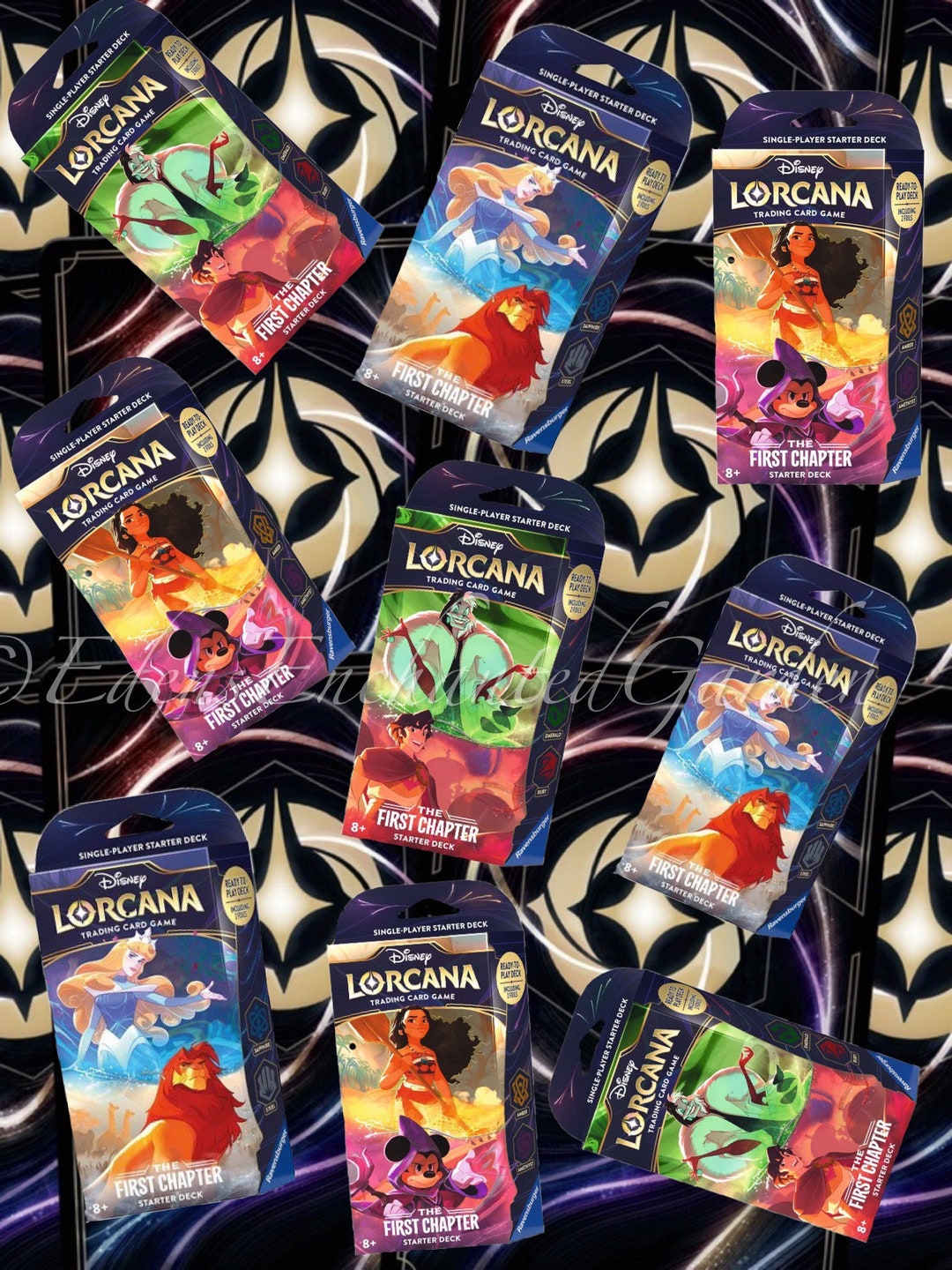 Lorcana Trading Card Binder Vinyl Decal the Decks - Etsy