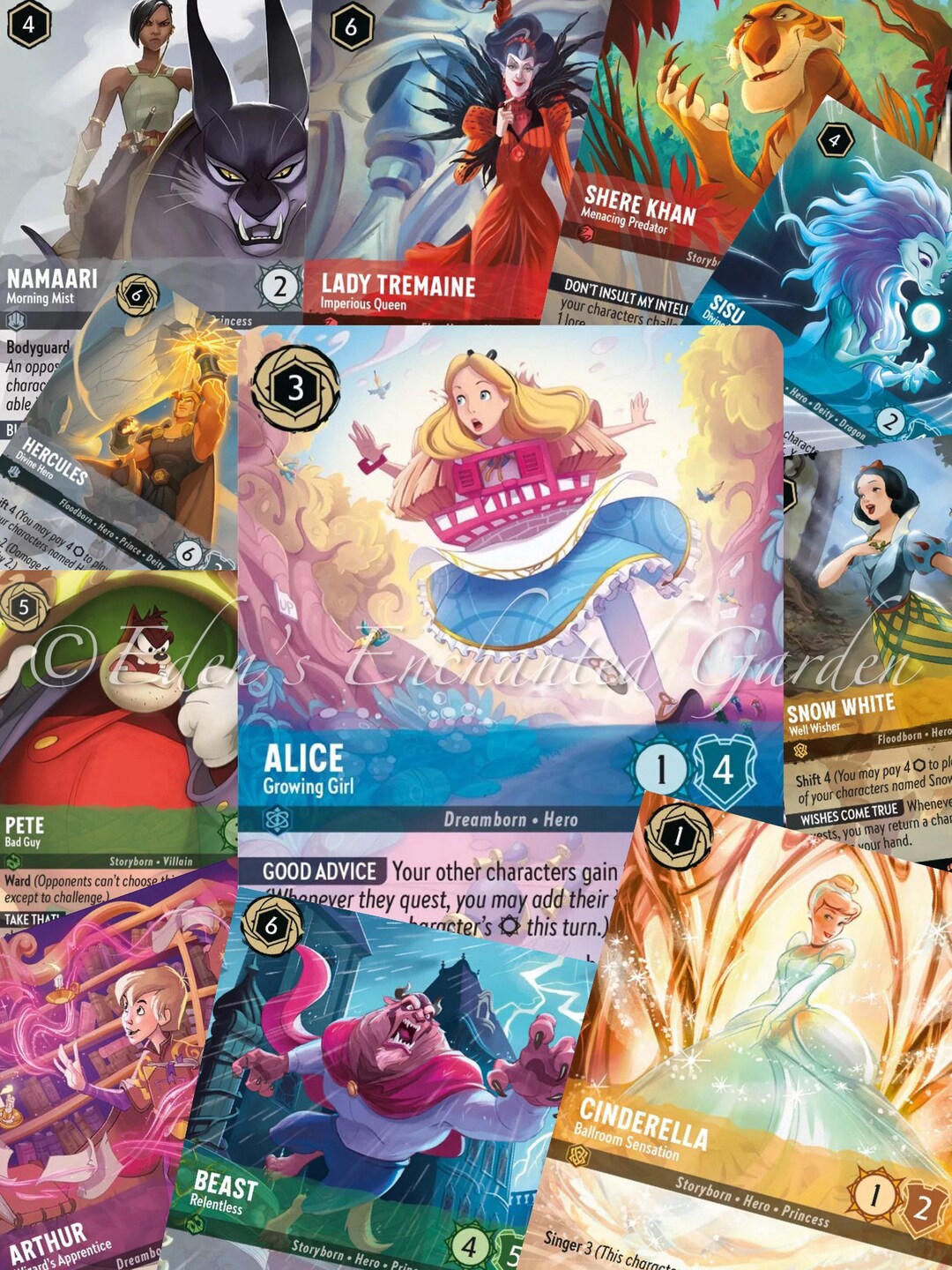 Lorcana Trading Card Binder Vinyl Decal the Enchanted - Etsy