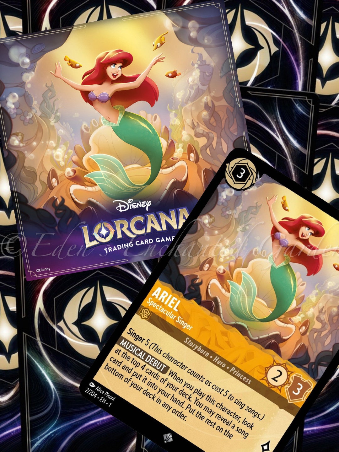 Lorcana Trading Card Binder Vinyl Decal the Voice - Etsy