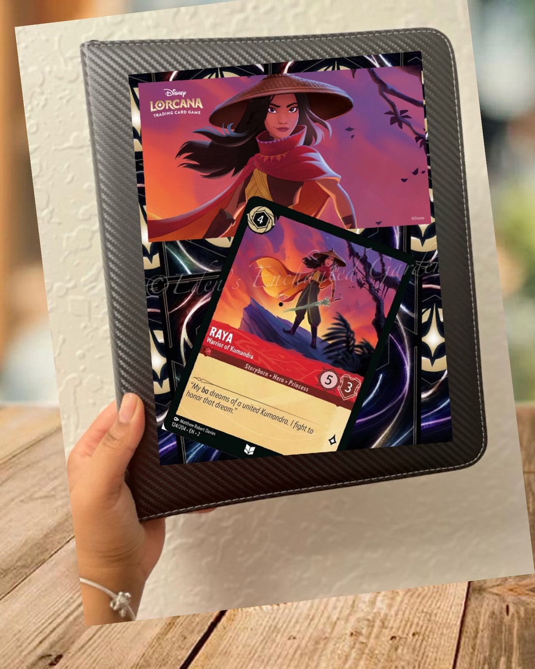 Lorcana Trading Card Binder the Last Warrior - Etsy