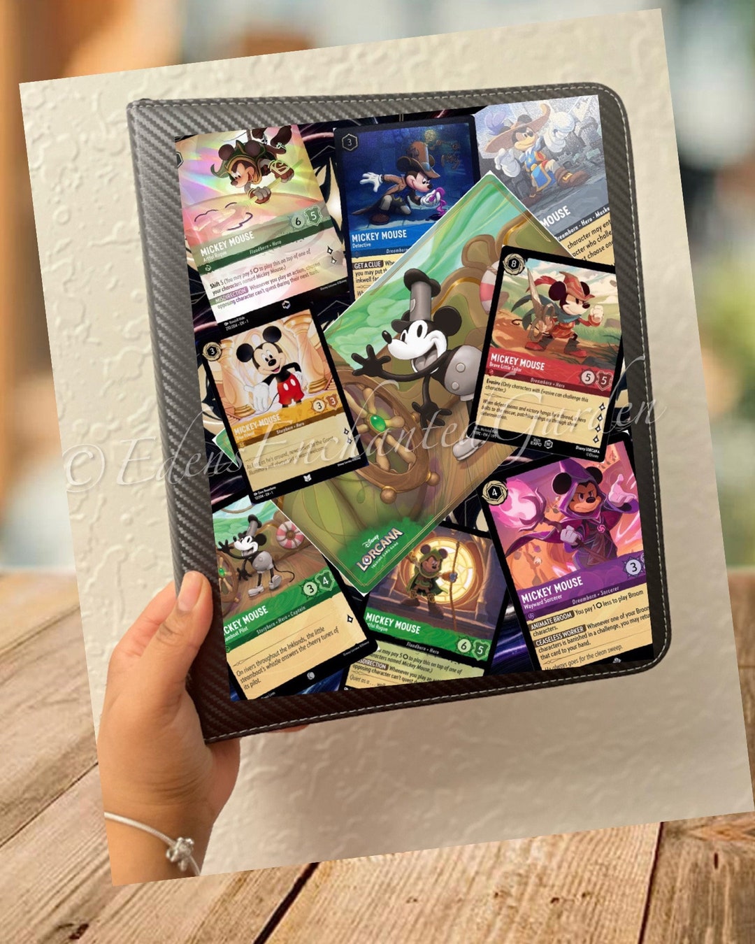 Lorcana Trading Card Binder the Mouse - Etsy