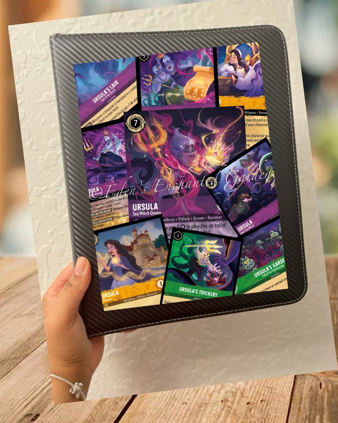 Lorcana Trading Card Binder the Mermaid of Darkness - Etsy