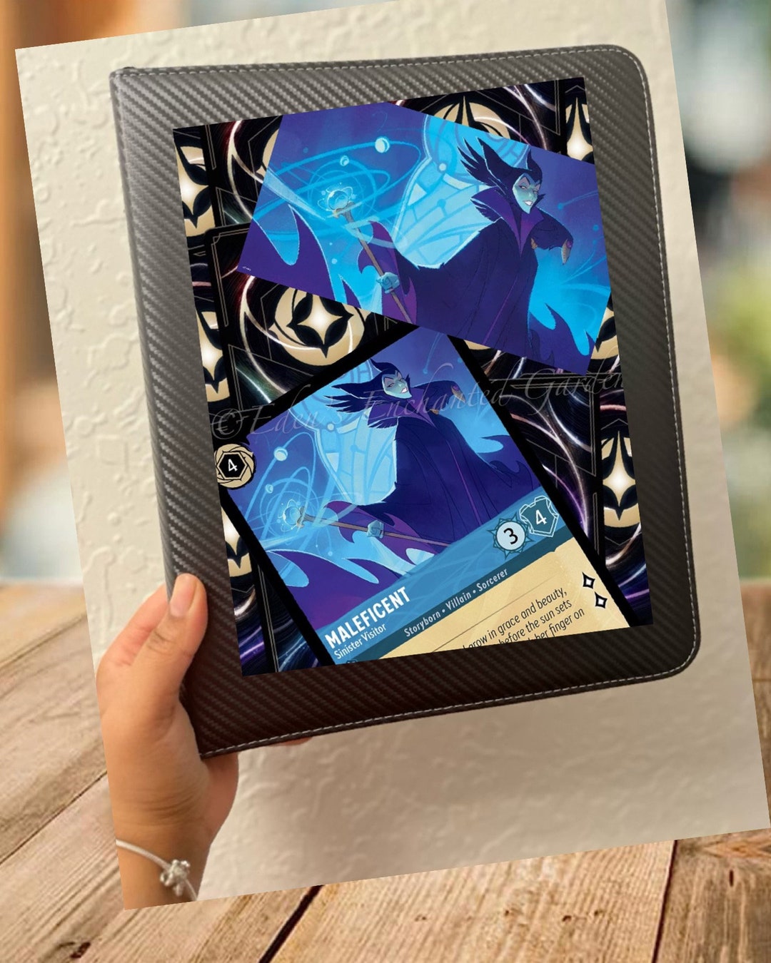 Lorcana Trading Card Binder the Dragoness - Etsy