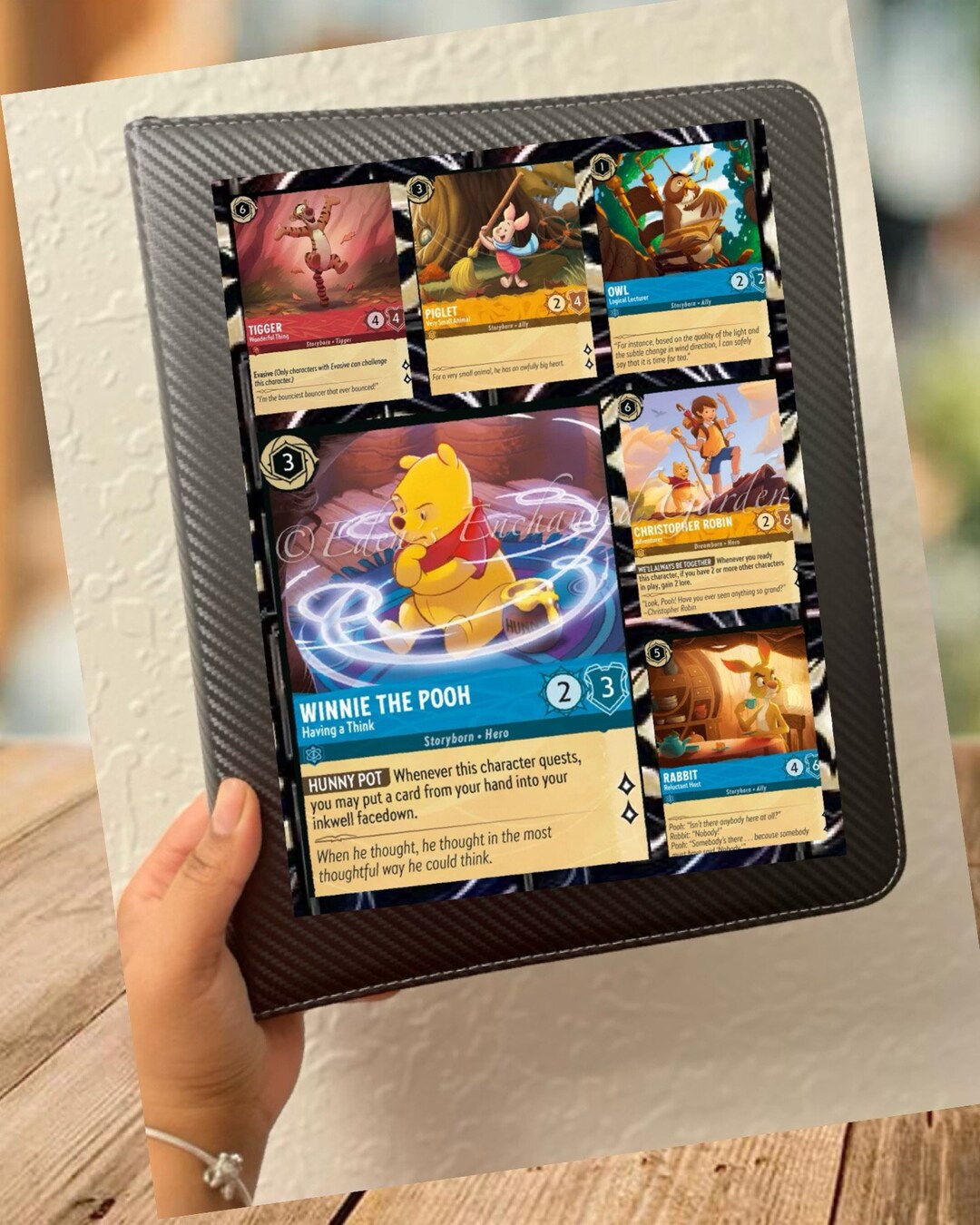Lorcana Trading Card Binder the Honey Bee Thinker - Etsy