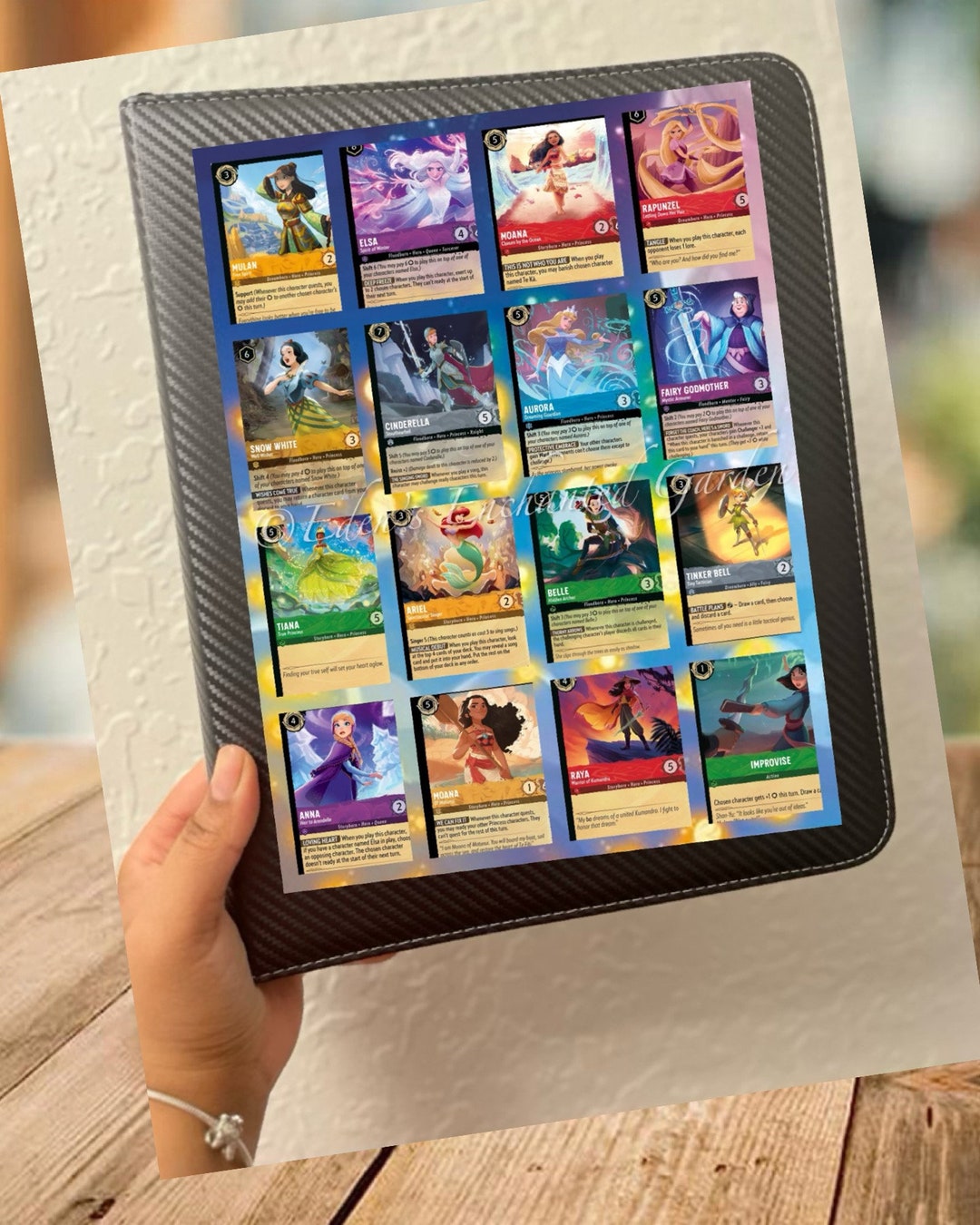 Lorcana Trading Card Binder the Royal Squares - Etsy