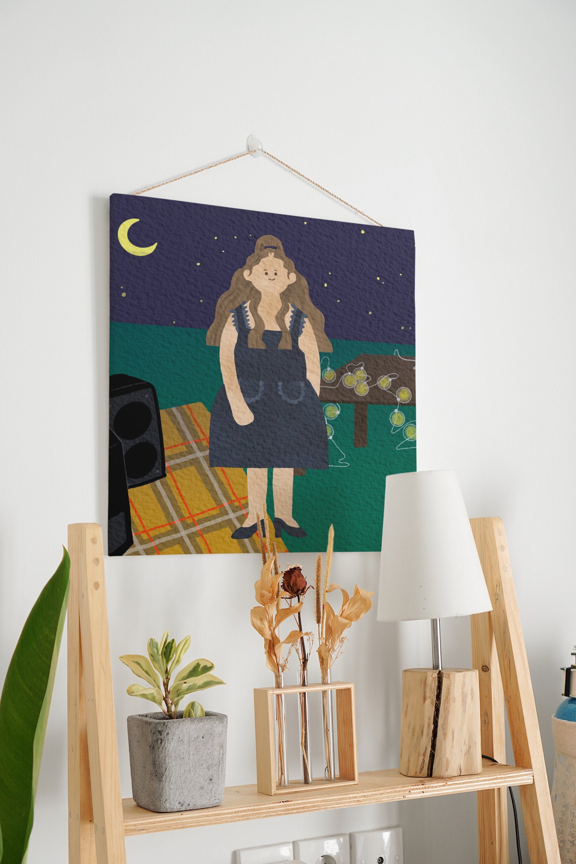 Night Party at the Park Printable Art Wall Decor (digital) - Etsy