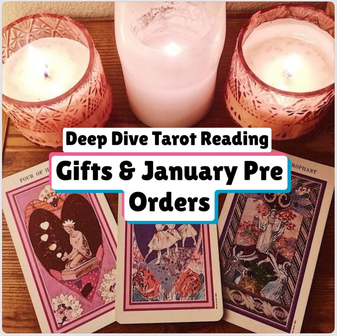 Gift a Reading or Pre Order for Jan | Deep Dive Reading or 2026 Month ...