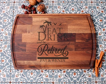 Retirement Gifts, Happy Retirement, Retirement Gift Idea, Bread Board ...