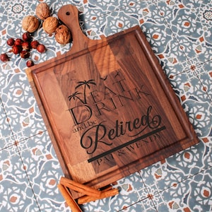 Retirement Gifts, Happy Retirement, Retirement Gift Idea, Bread Board ...