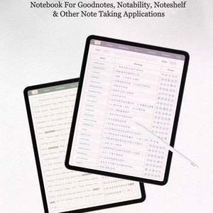 Vocabulary & Grammar Digital Notebook With Digital Stickers and Word ...