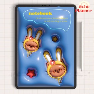 3D Digital Notebook Covers | Goodnotes Covers | 10 Notability Covers ...