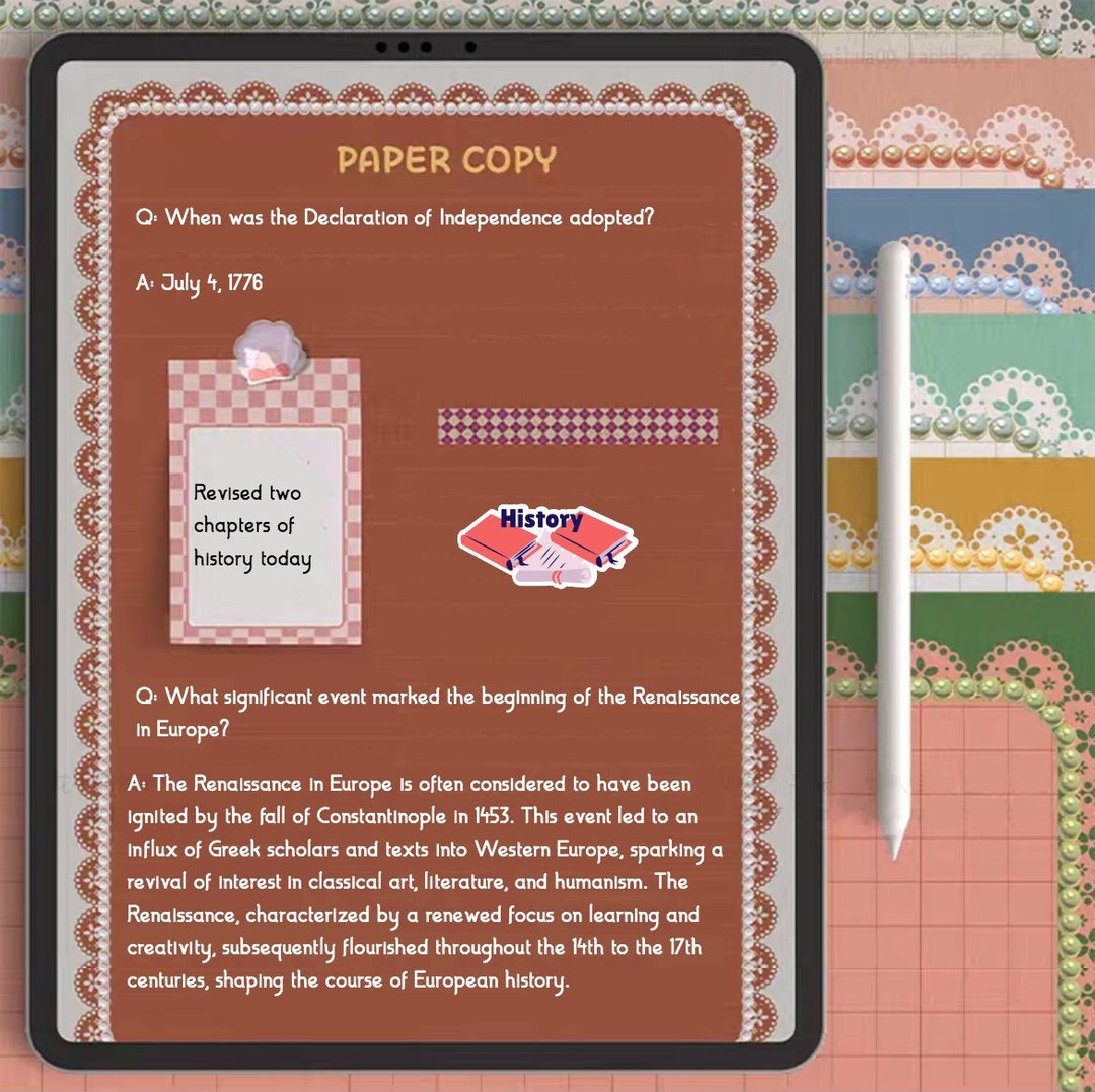 Vintage Style iPad Tablet Note Taking Templates 200 PDF - Etsy