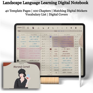 Vocabulary Digital Notebook | Digital Language Study Notebook in PDF ...