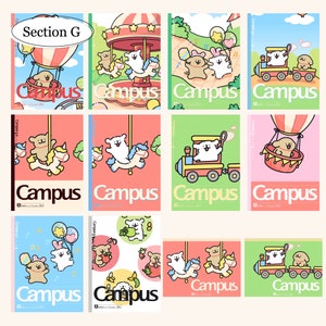 300 Kawaii Digital Notebook Covers | Cute Digital Covers Bundle ...