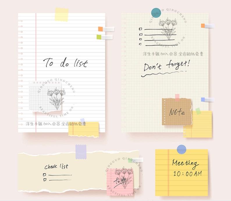 Digital Sticker Book for Goodnotes PNG Files of Digital - Etsy