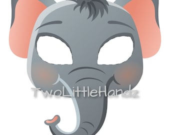 Leopard Printable Mask Animal Masks for Kids Party | Etsy