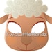 Sheep Printable Mask Animal Masks for Kids Party Printable Coloring ...