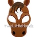 Horse Printable Mask Animal Masks for Kids Party Printable Coloring ...