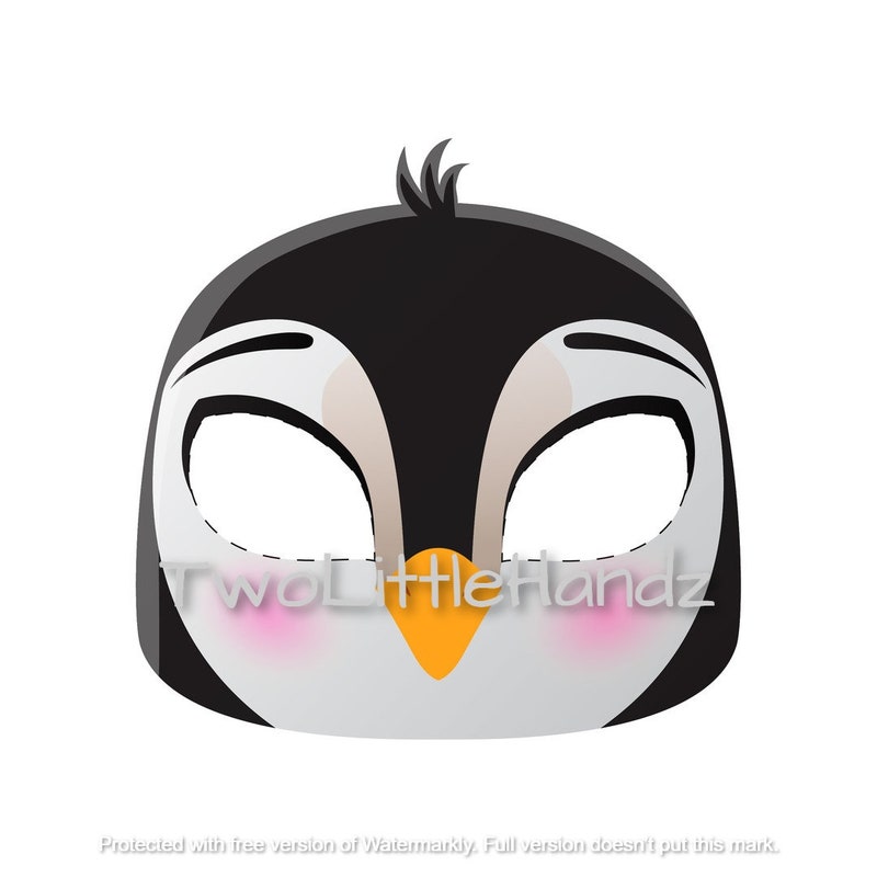 Penguin Mask - Etsy