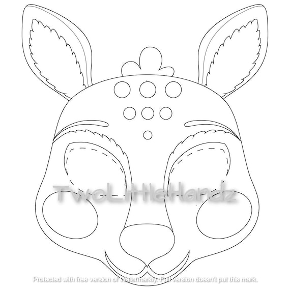 Deer Mask Printable