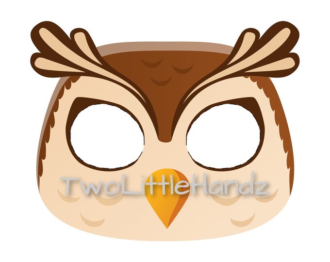 Barn Owl Mask - Etsy