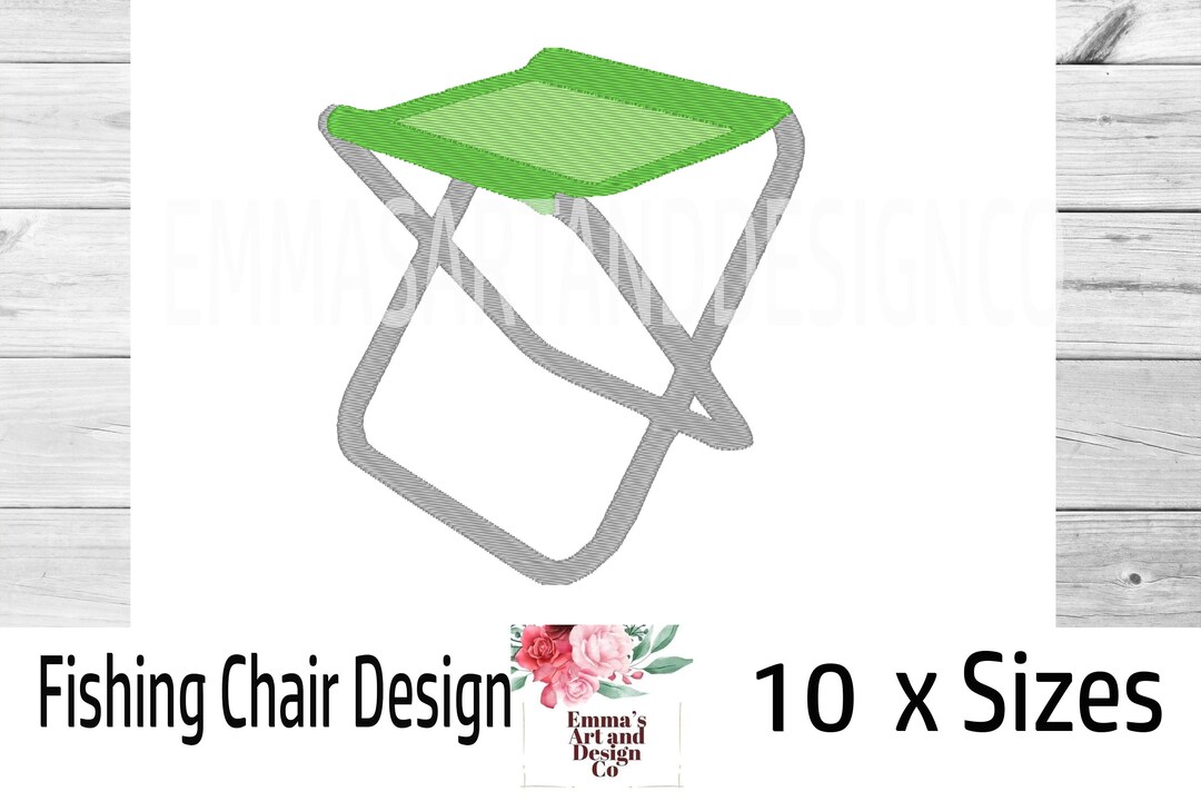 Chair Machine Embroidery Design, Fishing Chair Embroidery Designs ...