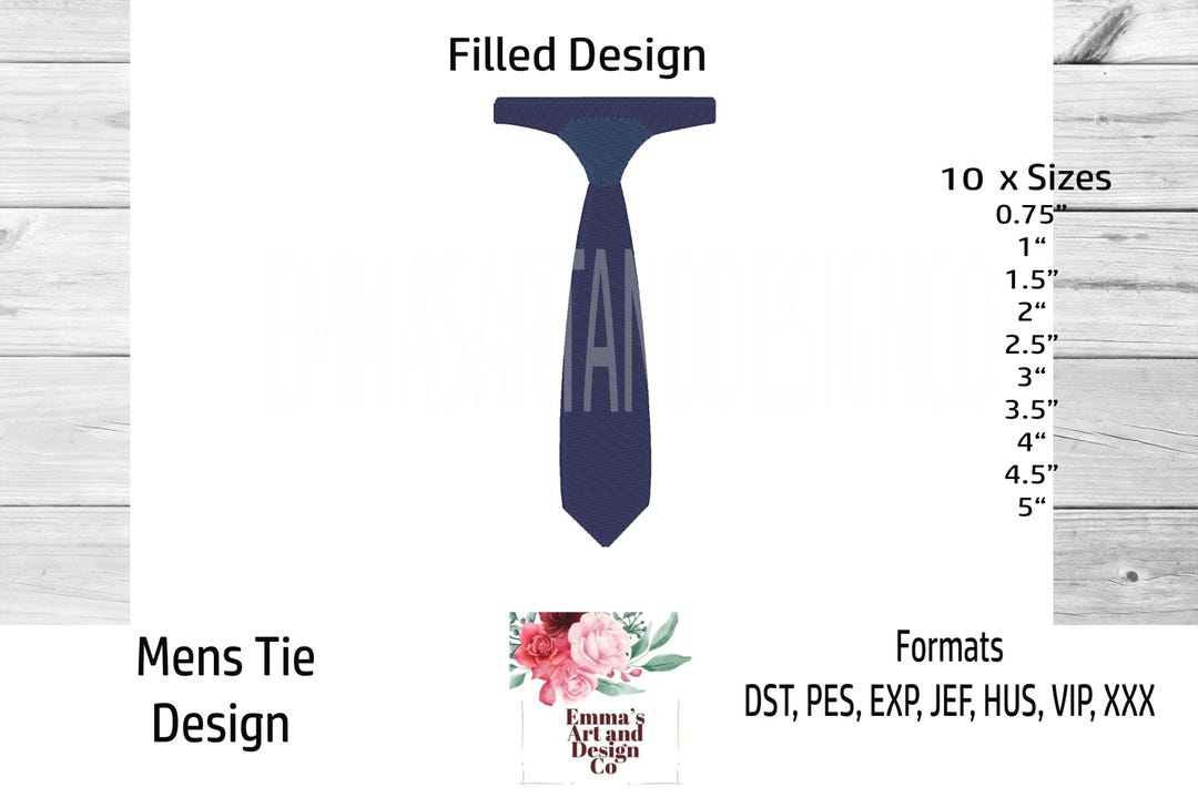 Necktie Embroidery Design, Necktie Pattern, Machine Embroidery Design ...