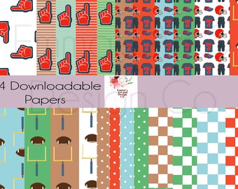 American Football, Digital Backgrounds, Football Digital Download ...