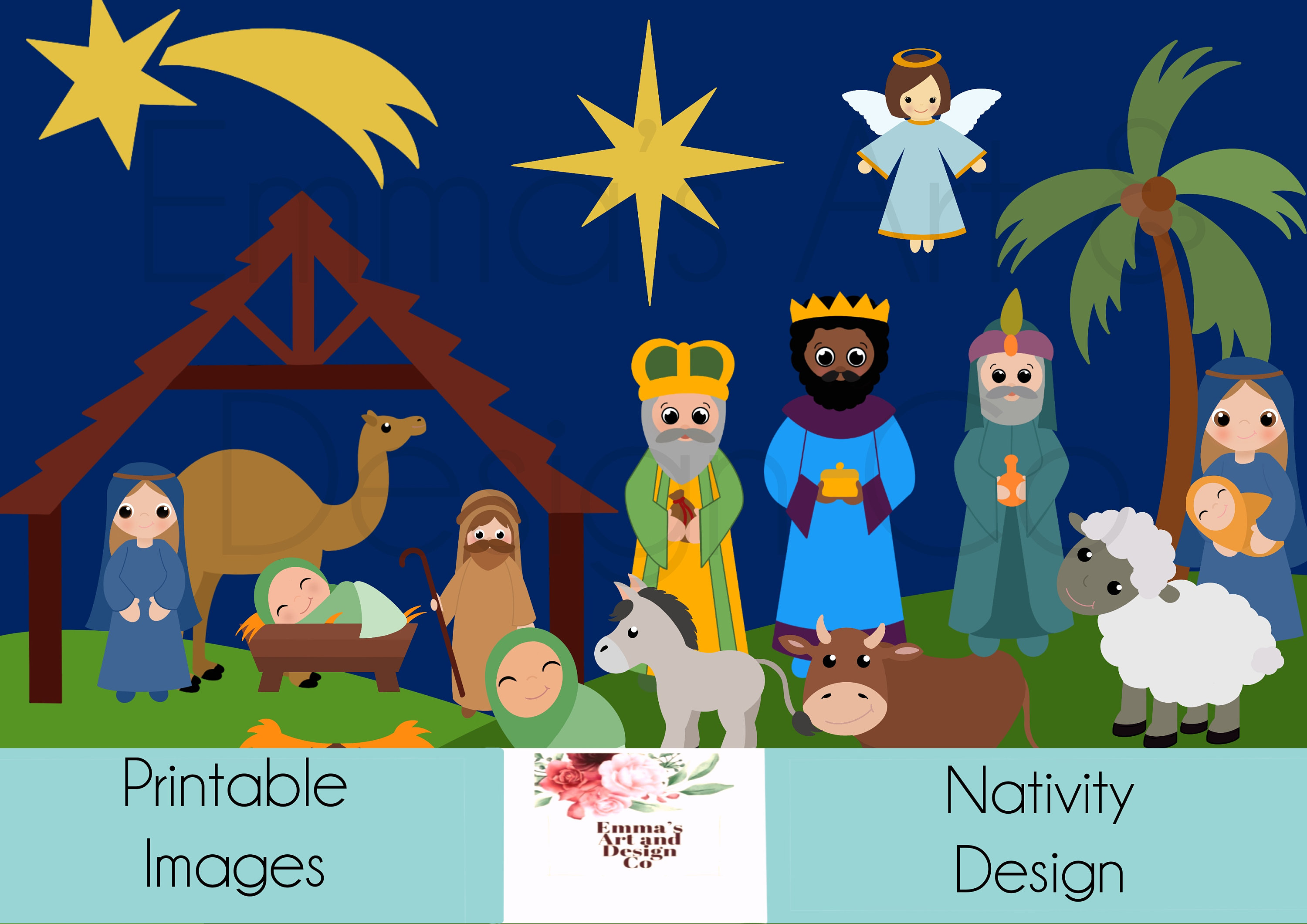 Nativity Clipart Images Nativity PNG Clipart Clipart - Etsy