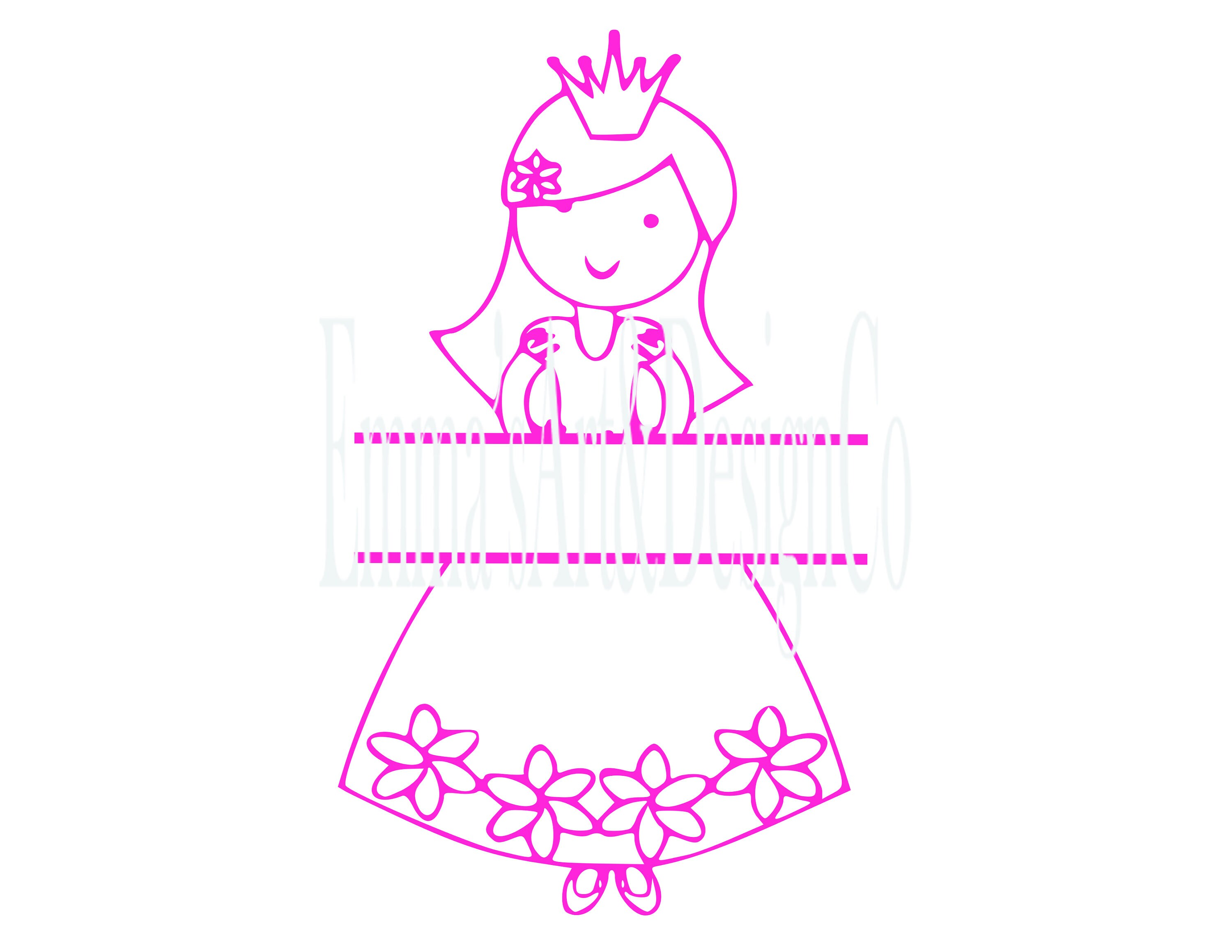 Princess SVG Queen SVG Princess Clipart Princess Cut Files - Etsy