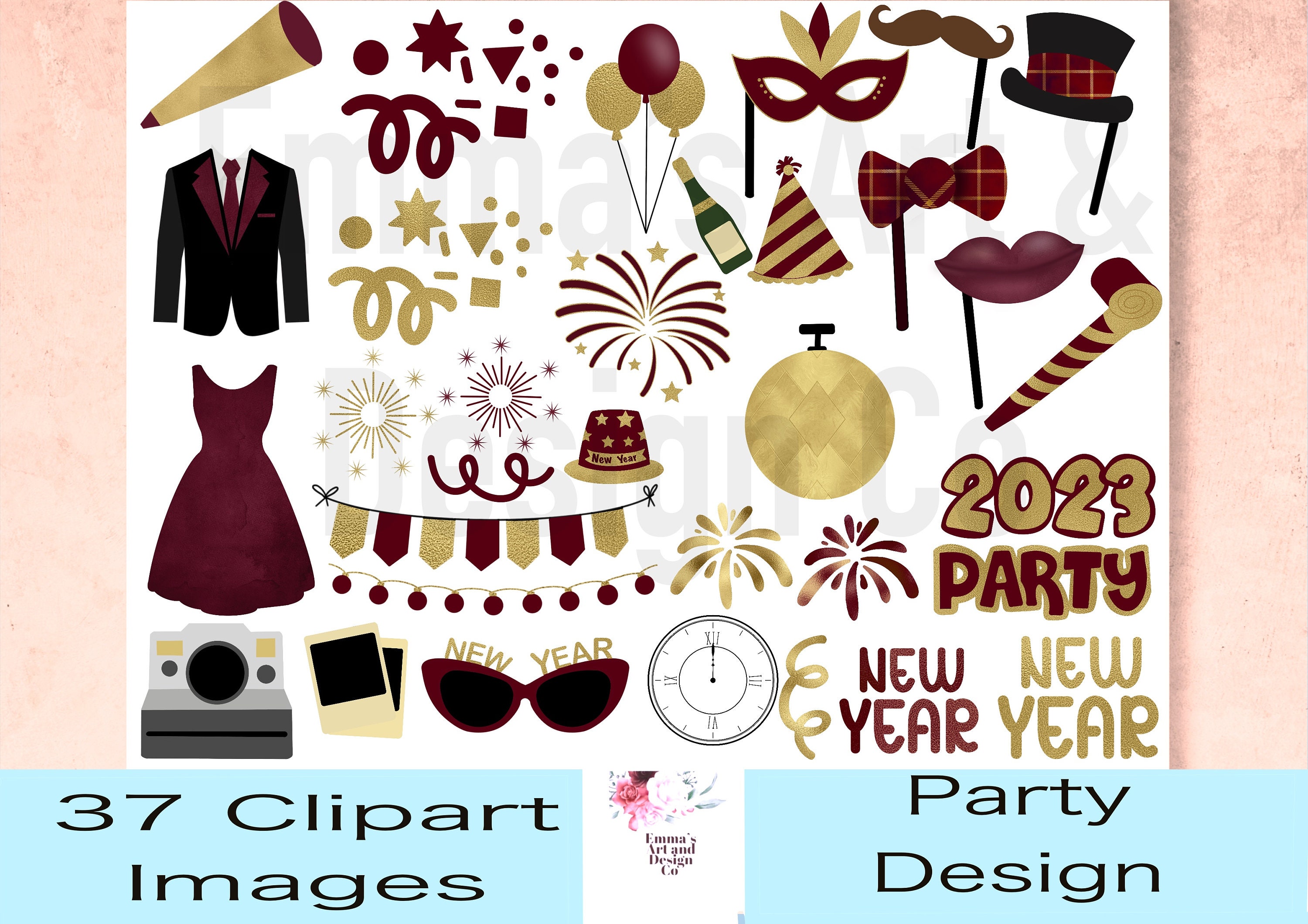 New Years Eve Party Clip Art