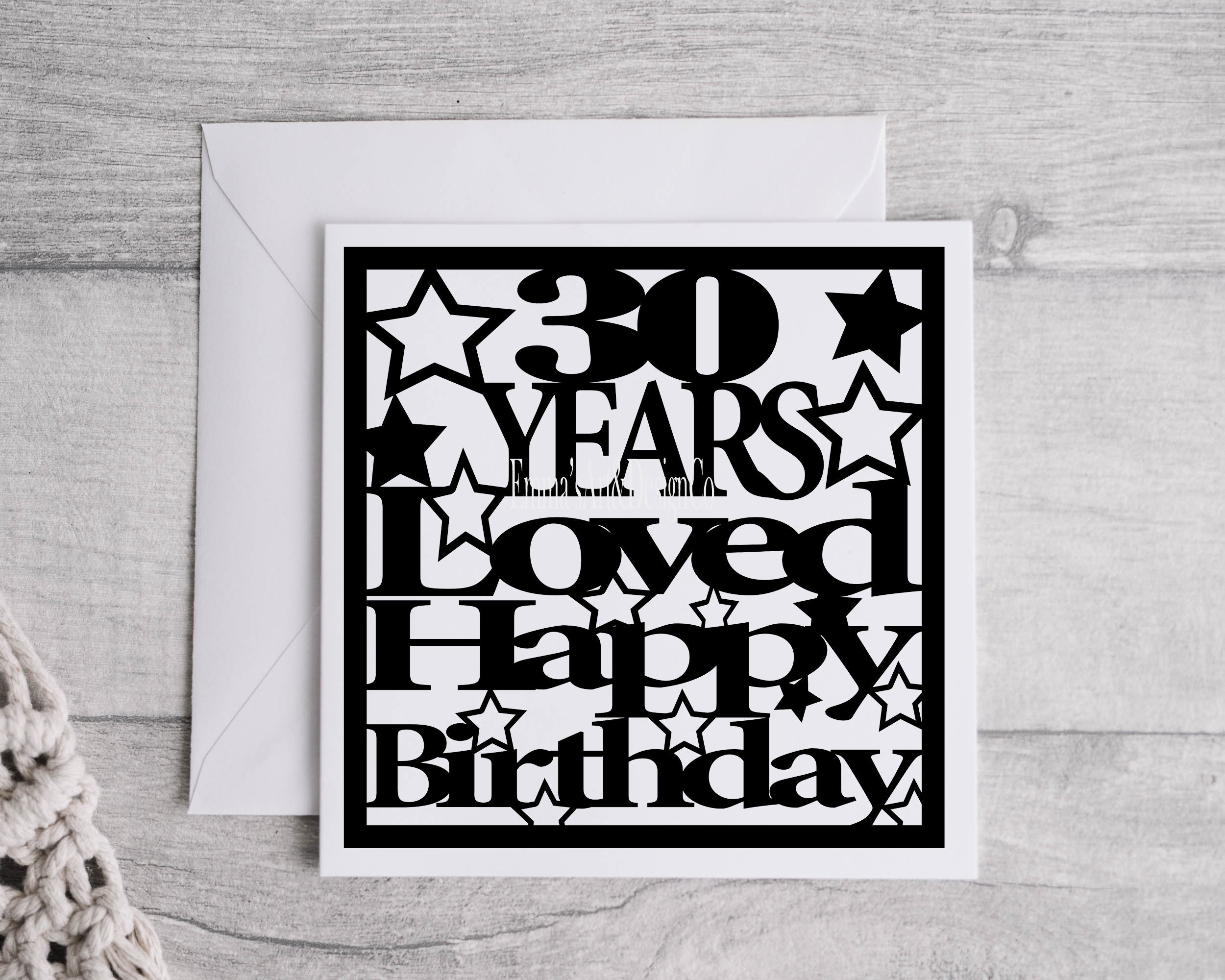 Feliz cumpleaños 30 tarjeta SVG Feliz 30 cumpleaños svg - Etsy México