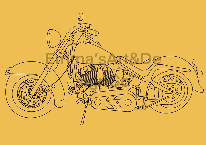 Motorcycle Procreate Brushes, Motorbike Stamps (download) - Etsy