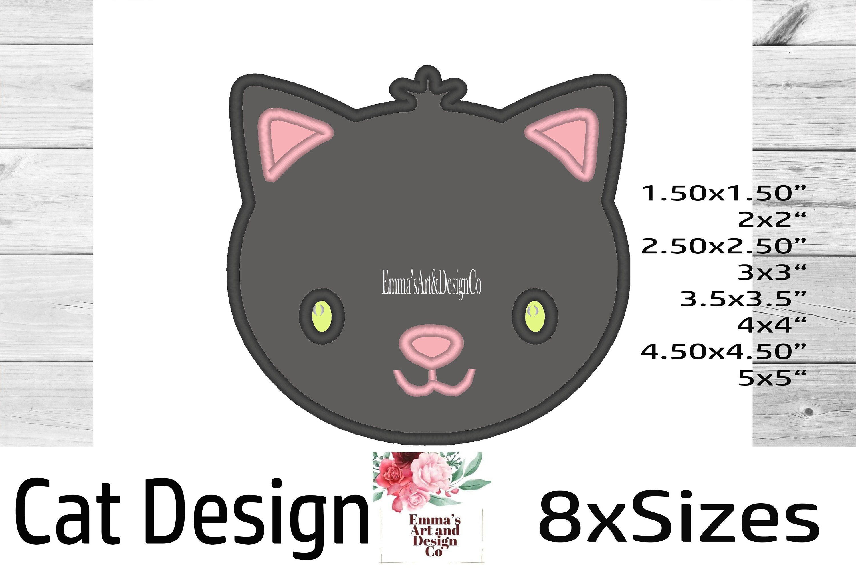 Cat Embroidery Applique Cat Design Cat Mini Embroidery Cat - Etsy