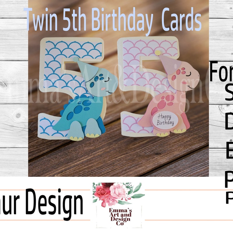 Birthday Card Svg - Etsy