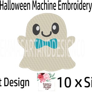 Spooky Halloween Embroidery Pattern, Ghost Embroidery Machine Pattern ...