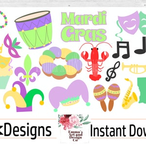 Mardi Gras SVG, Carnival Svg, Mardi Gras Bundle Svg Card, Svg Mardi ...