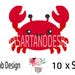 Crab Machine Embroidery Design, Cute Crab Embroidery Designs, Crab ...